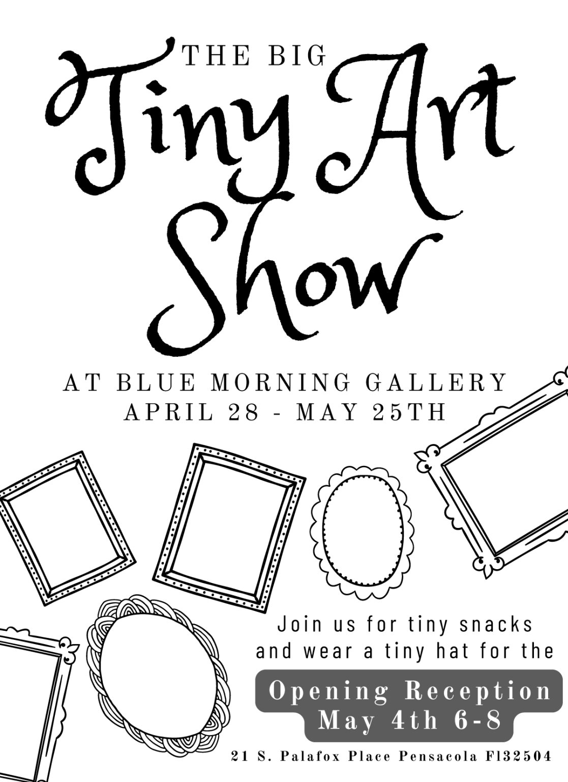 The BIG Tiny Art Show - Blue Morning Gallery