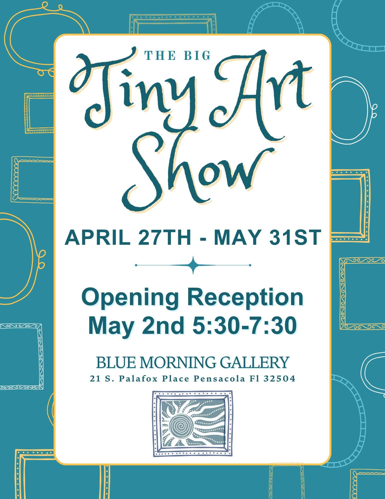 The BIG Tiny Art Show - Blue Morning Gallery